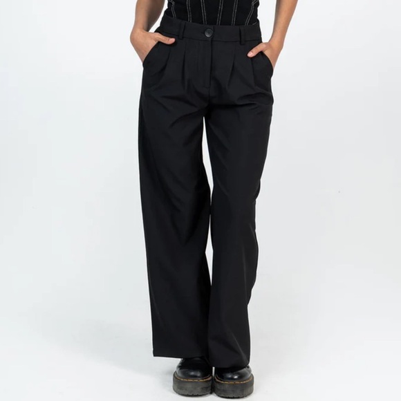 Princess Polly | Pants & Jumpsuits | Princess Polly Archer Pants Black ...